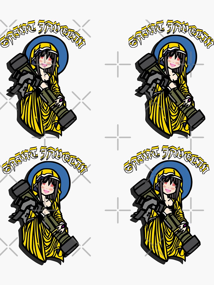 "Saint Javelin" Sticker by SiulChelios | Redbubble