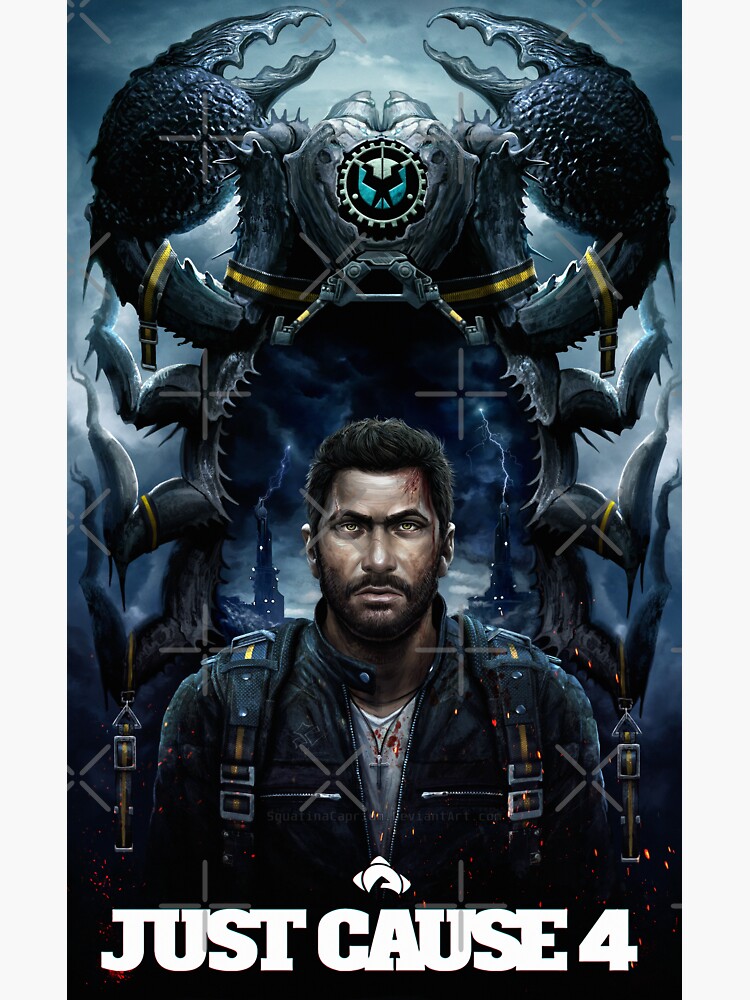 "JC4 Tribute " Sticker by DatArtGoat | Redbubble