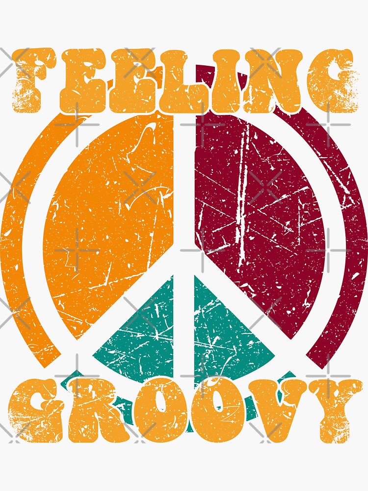 "Vintage Feeling Groovy Retro 70's Disco" Sticker by JasKei-Designs ...
