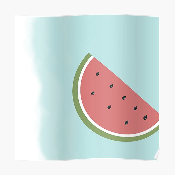 "Cute Watermelon design (colour palette, color palete)" Poster by ...