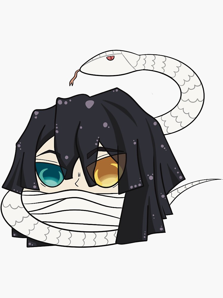 "Snake Hashira Chibi" Sticker by KawaiiChimera | Redbubble