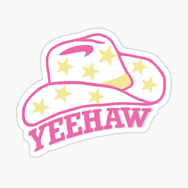 "Yeehaw Cowboy" Sticker by Shayenickerson | Redbubble