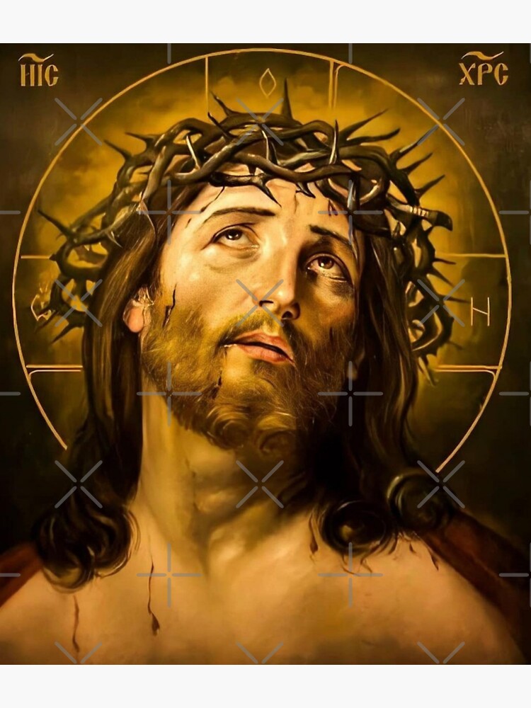 "Jesus Christ Gesù Cross" Sticker for Sale by ADMG | Redbubble
