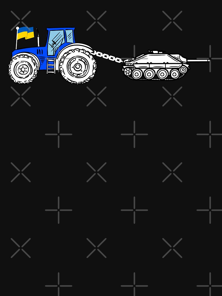 "Russian Tank Stolen By Ukrainian Tractor meme" T-shirt by ronaldsonou ...