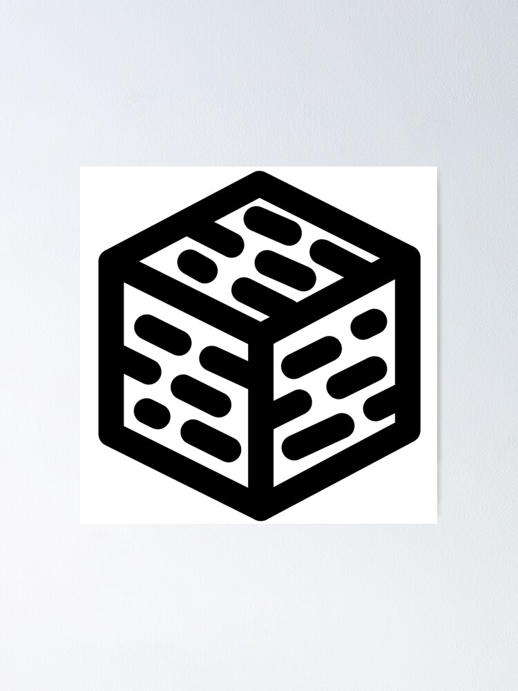 "Minecraft Bricks" Poster for Sale by jamcaYT | Redbubble