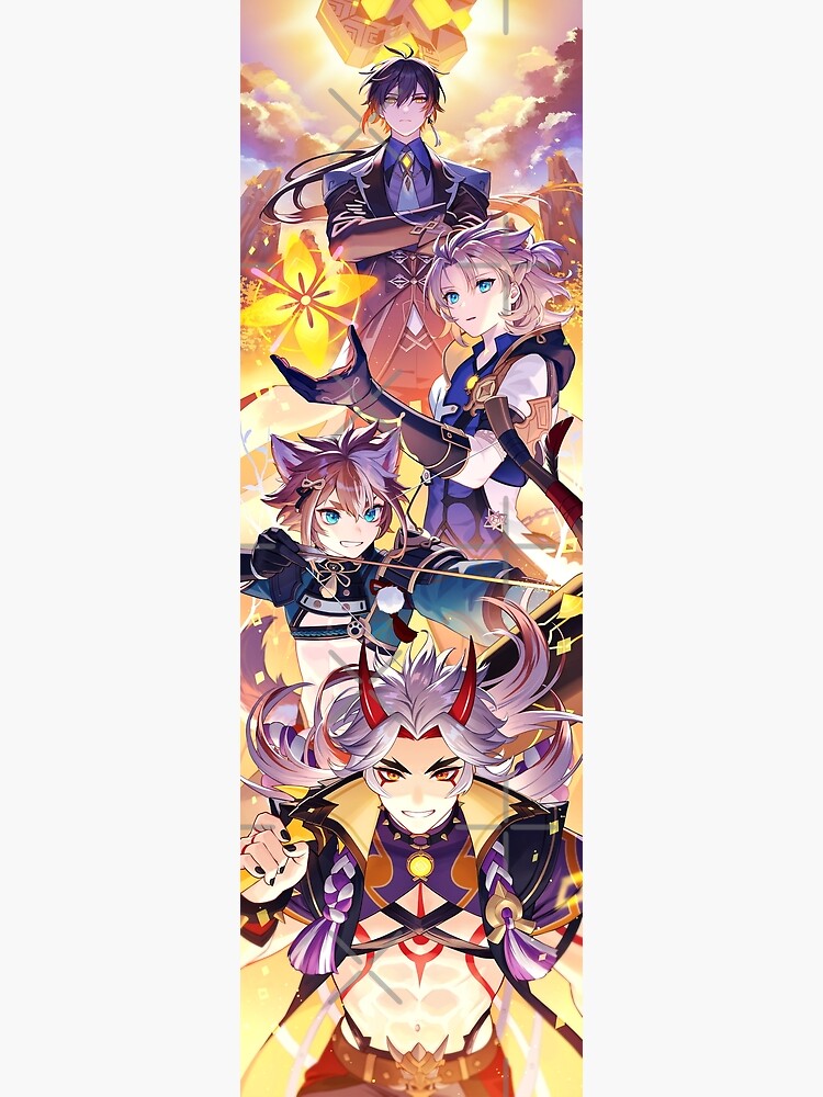 Poster « L'impact de Genshin Power Geo Element », par genshinwaifus | Redbubble