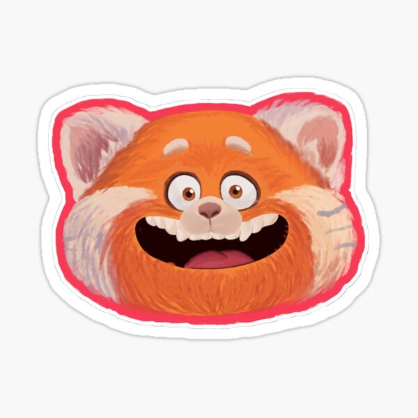 "turning red movie " Sticker for Sale by mily17 | Redbubble