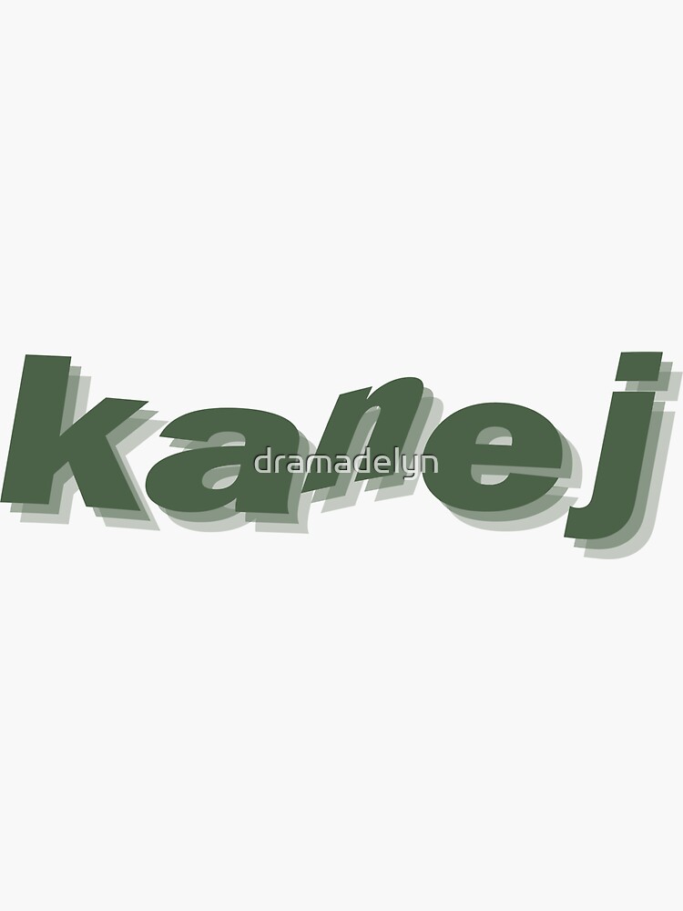"kanej" Sticker by dramadelyn | Redbubble
