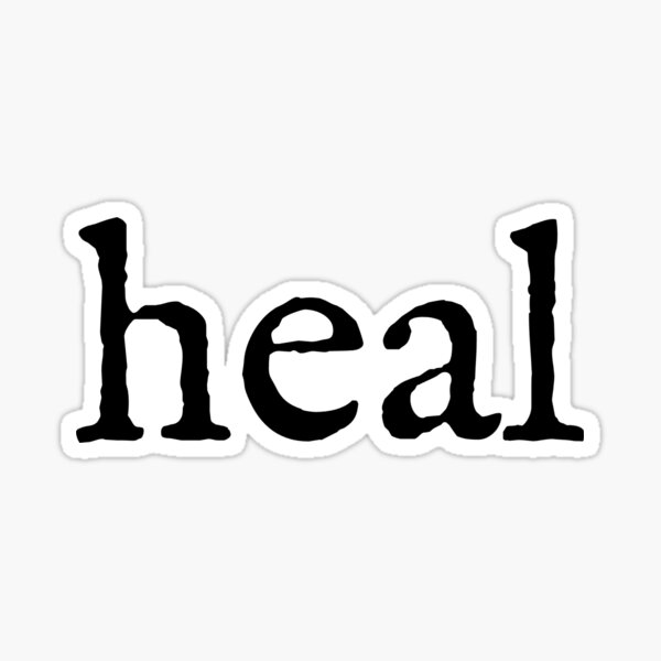 "heal" Sticker for Sale by renukai | Redbubble