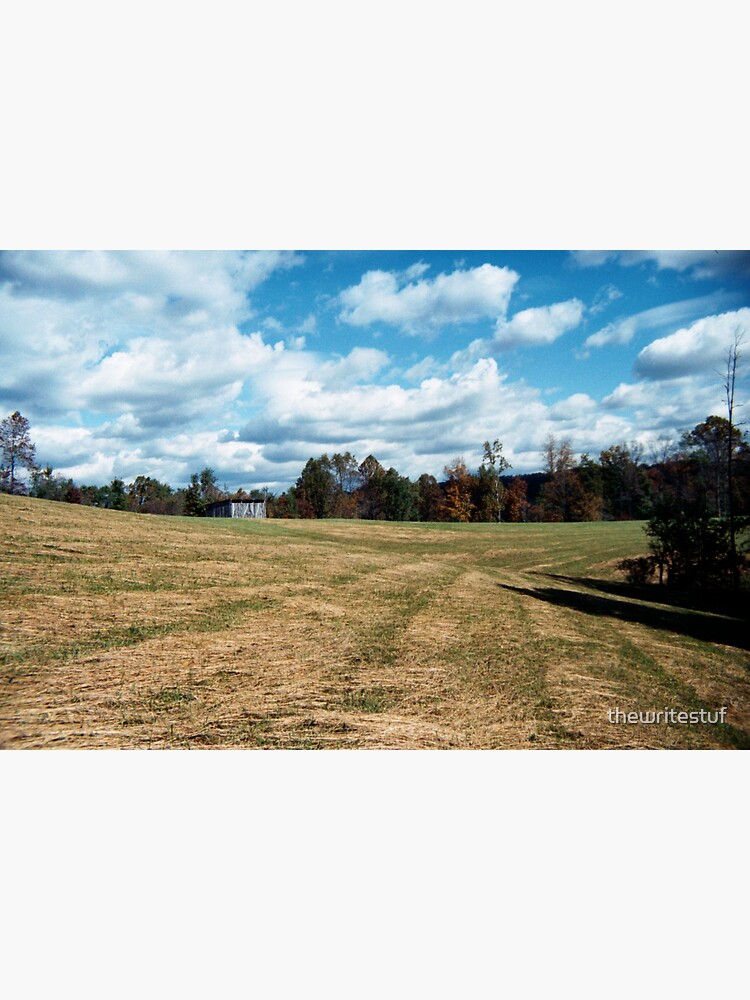 "midday field" Sticker by thewritestuf | Redbubble