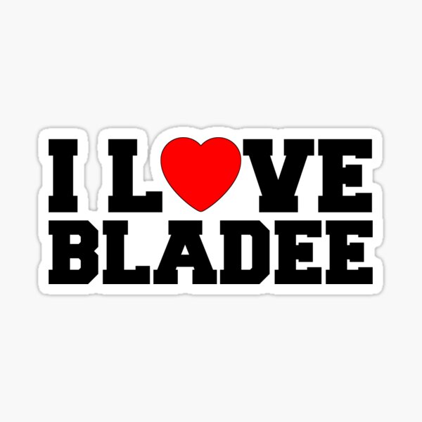 "i love bladee" Sticker by Samourai12 | Redbubble