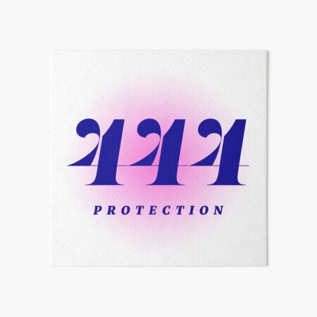"Angel Number 444 Dark Navy Blue Pink Aura Glow Protection Manifest ...