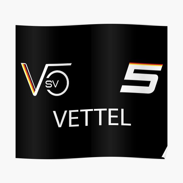 "Sebastian Vettel " Poster for Sale by ArcticWolfMerch | Redbubble