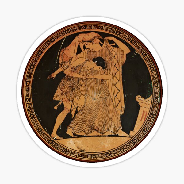 "Peleus and Thetis" Sticker by Zanimations | Redbubble