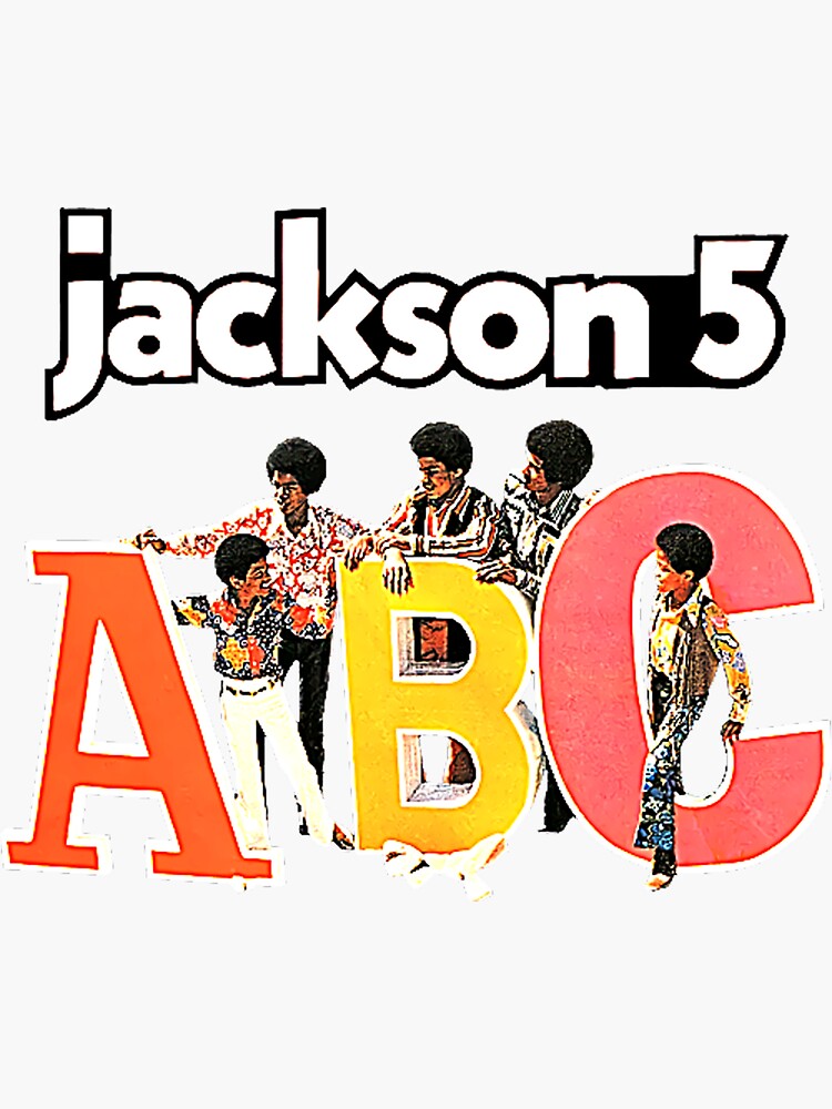 "The Jackson 5 ABC" Sticker by stanfordwolflir | Redbubble
