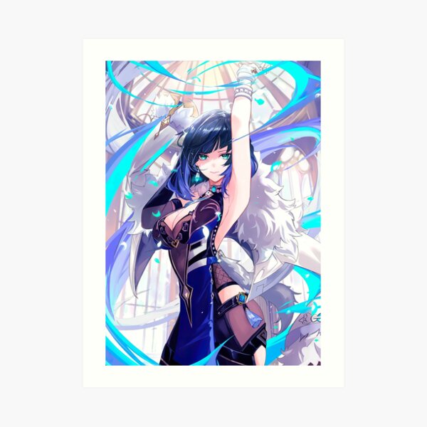 "Cute Yelan Genshin Impact" Art Print for Sale by saranghandago | Redbubble