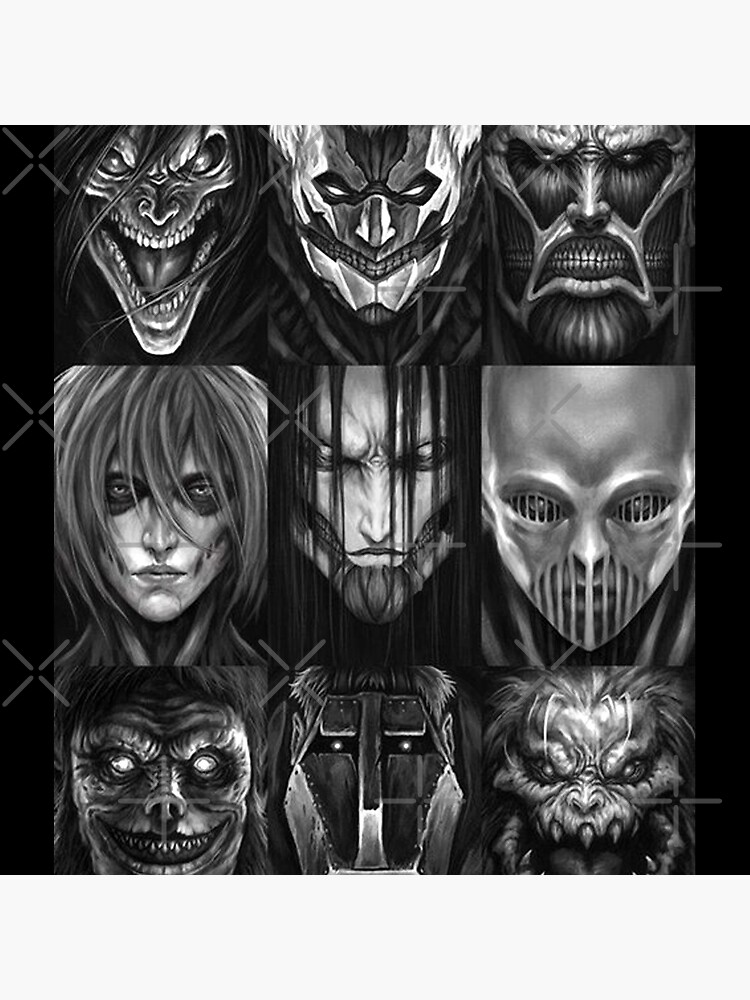"AOT The nine titans - THE 9 Titans - The Nine Titans Attack On Titan ...
