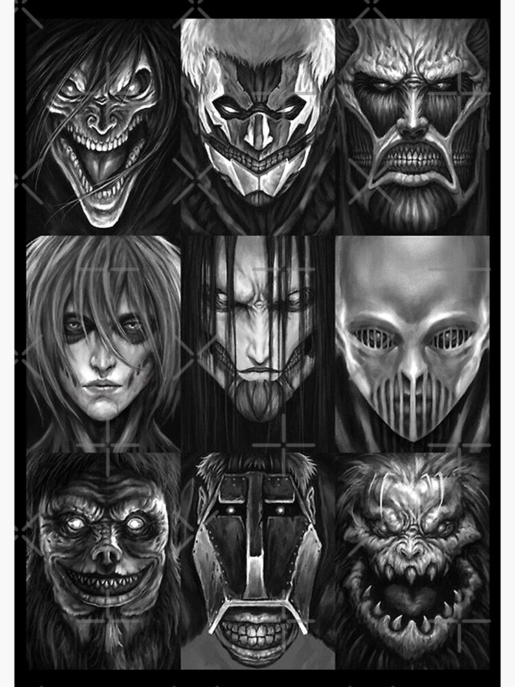 "AOT The nine titans - THE 9 Titans - The Nine Titans Attack On Titan ...