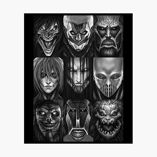 "AOT The nine titans - THE 9 Titans - The Nine Titans Attack On Titan ...