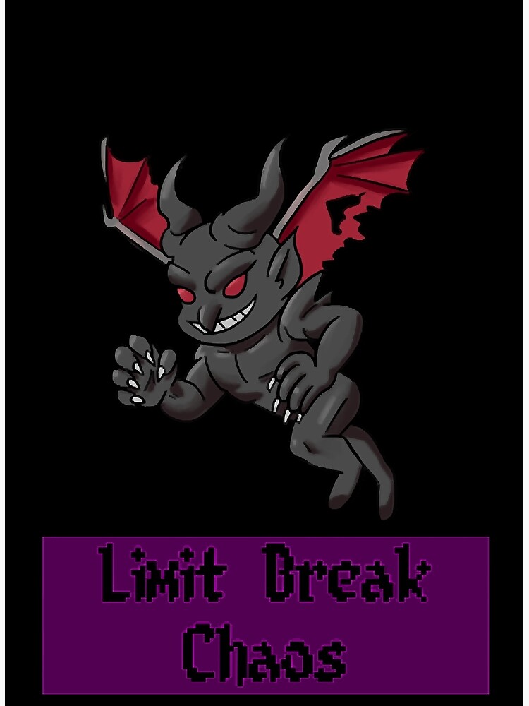 "Beast Mode Vincent Valentine Limit Break Chaos " Poster for Sale by ...