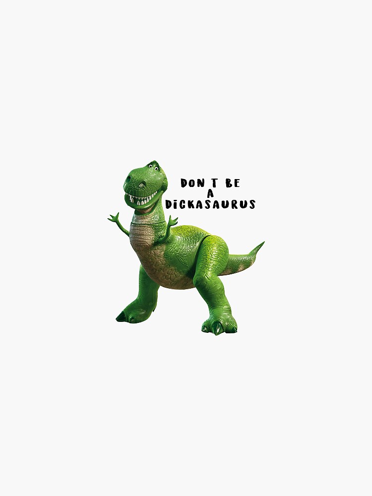"Dickasaurus" Sticker for Sale by kcllewellyn | Redbubble