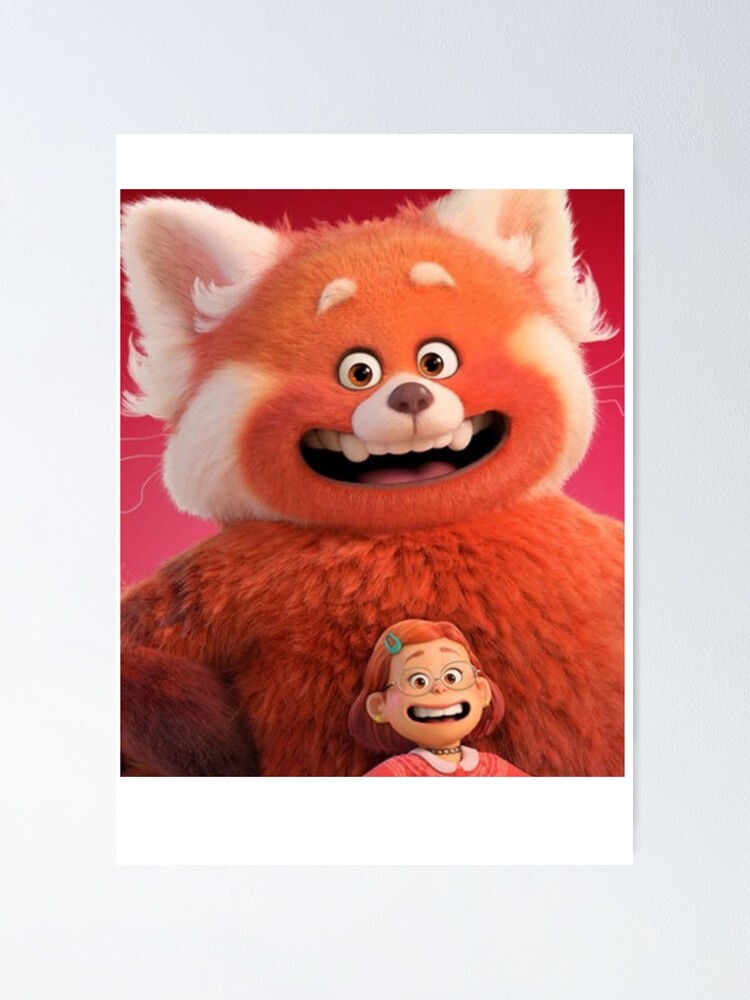 " Turning Red" Poster for Sale by hetvick | Redbubble