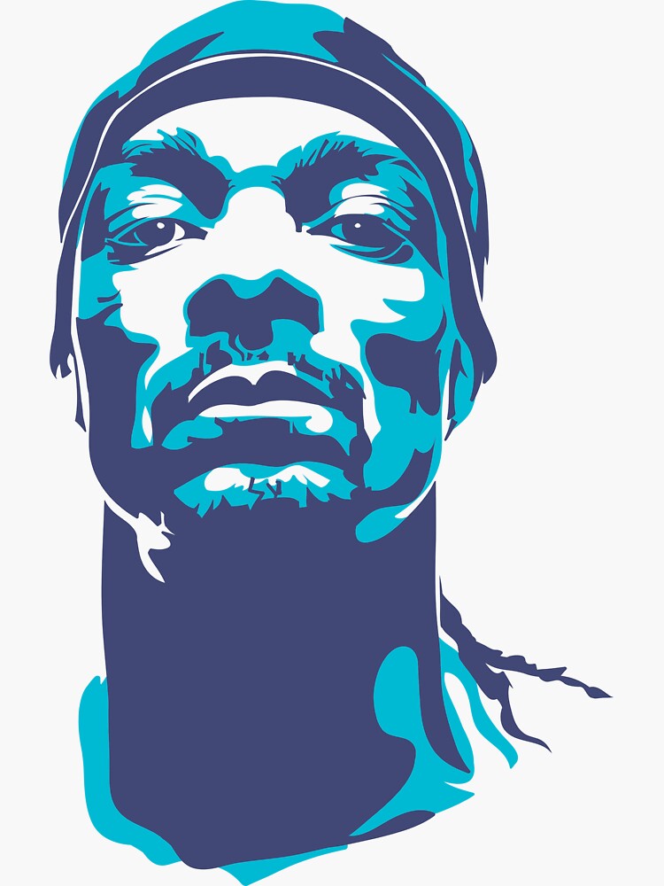 "SNOOP DOGGY DOGG" Sticker by DRgrfx | Redbubble