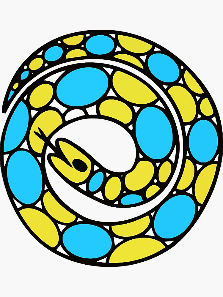 "Coiled Snake " Sticker by BradleySal4131 | Redbubble