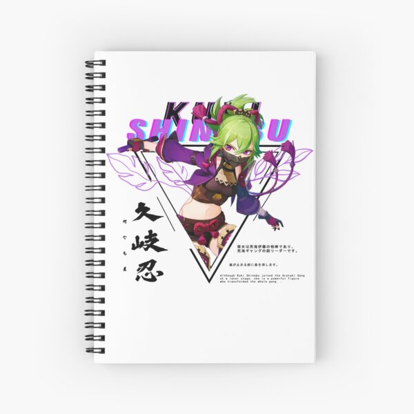 "Kuki Shinobu - Genshin impact" Spiral Notebook by Omagatoki | Redbubble