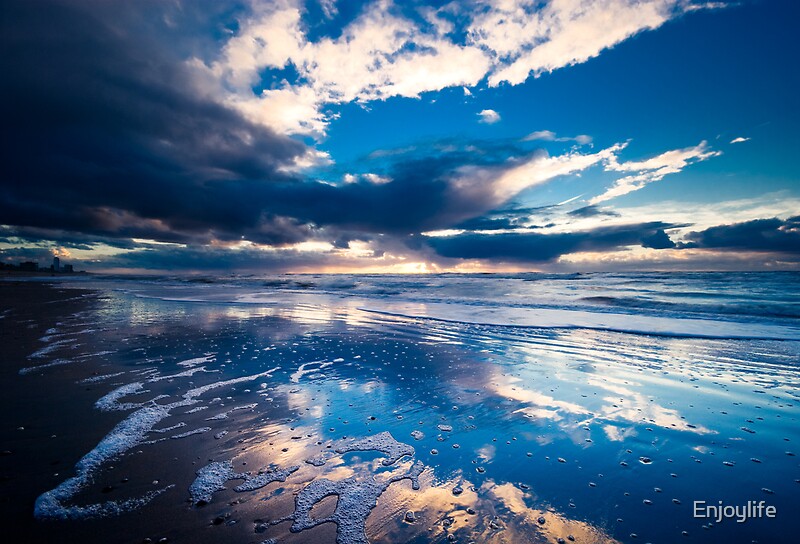 "extreme sunset reflections " by Enjoylife | Redbubble
