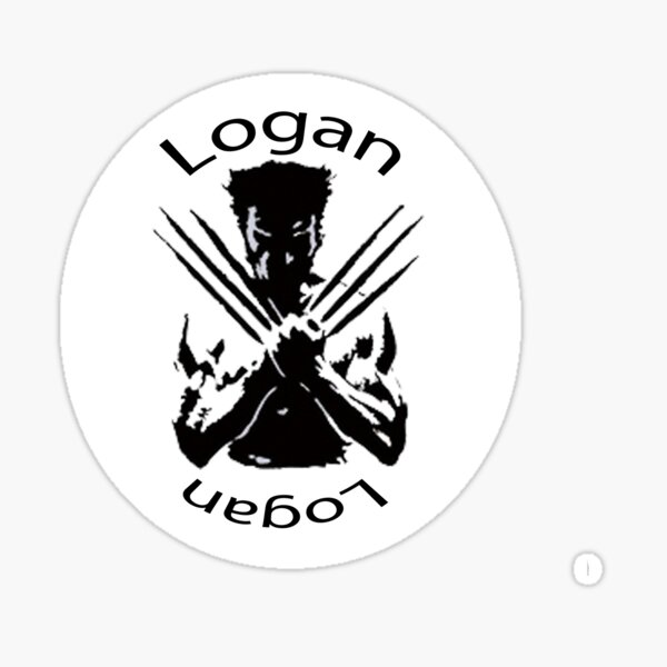 "Logan " Sticker for Sale by GraziaDesigner | Redbubble