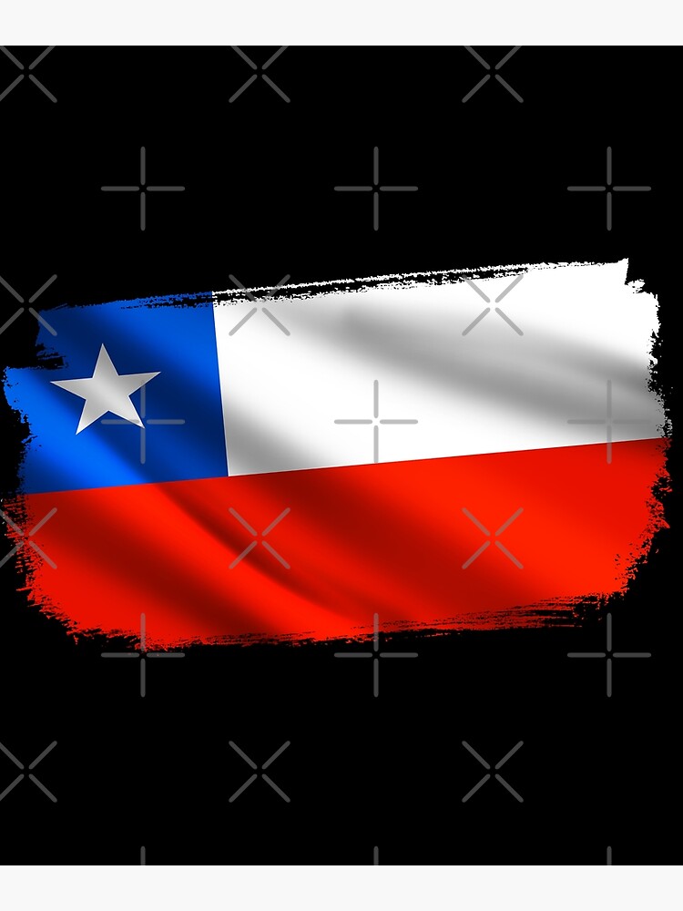Lámina artística «Bandera de Chile vintage Orgullo chileno para hombres ...