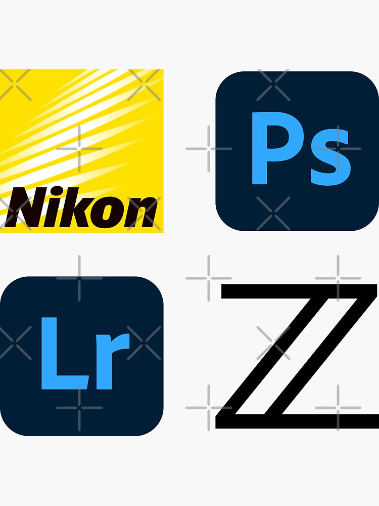 "Nikon Photography Set" Sticker by dtor5 | Redbubble