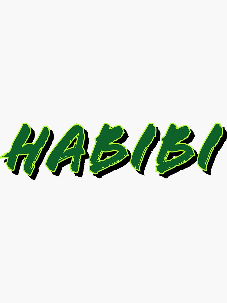 "Habibi" Sticker by storemo | Redbubble