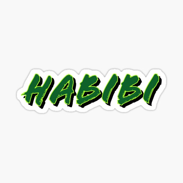 "Habibi" Sticker by storemo | Redbubble