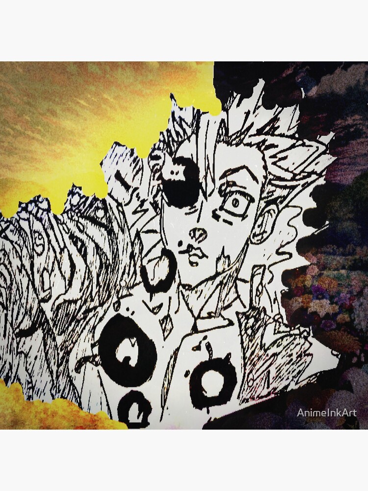 "Crossover " Sticker for Sale by AnimeInkArt | Redbubble