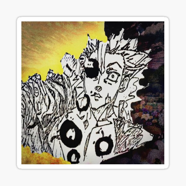 "Crossover " Sticker for Sale by AnimeInkArt | Redbubble