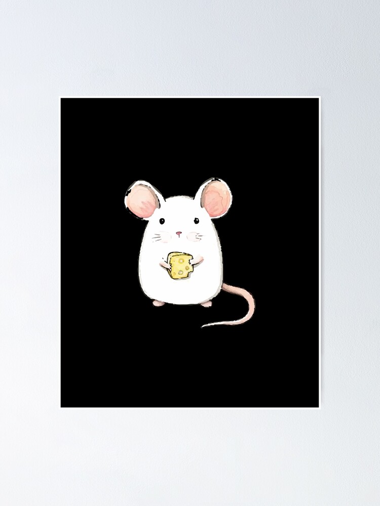 Póster «Cute Little Mousey Cool mouse Gift For Kids amante de los ...