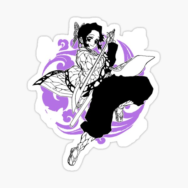 "Shinobu Kocho - Demon Slayer" Sticker by animesz | Redbubble