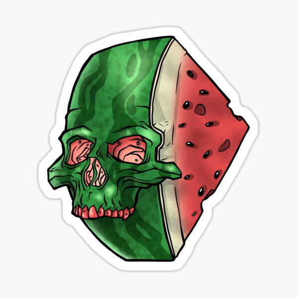 "Food for Thought - Death Watermelon" Sticker for Sale by ...