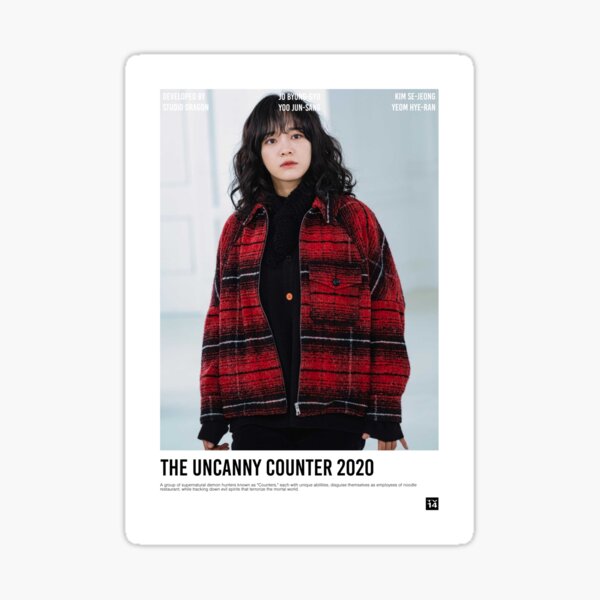 "The Uncanny Counter (2020-2021) | minimalist poster" Sticker by ...