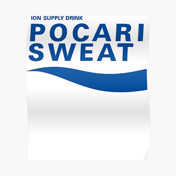 "Pocari Sweat" Poster for Sale by FrankkyCo | Redbubble