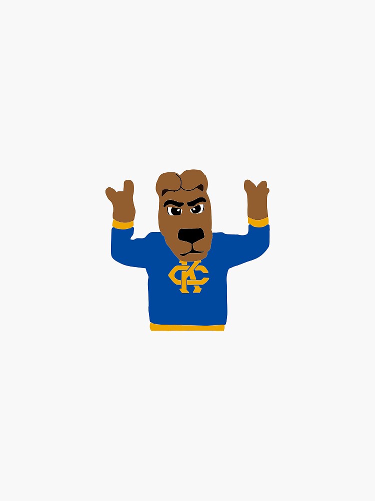 "Umkc mascot " Sticker for Sale by erhuems | Redbubble