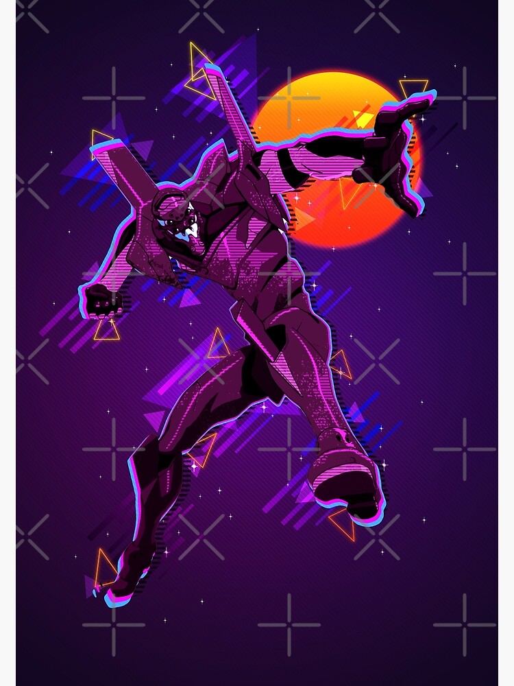 "Unit 2 | Evangelion" Poster by Fish6SticksP | Redbubble