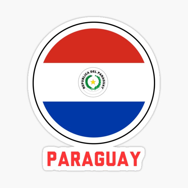 "Paraguay Flag" Sticker for Sale by YankSox | Redbubble