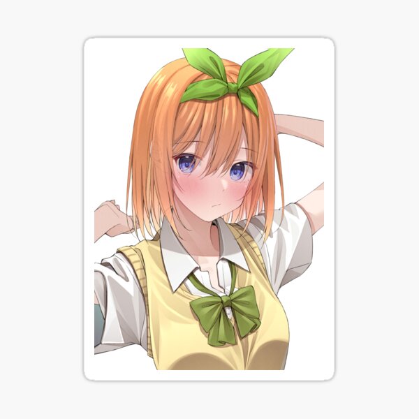 "Yotsuba Nakano The Quintessential Quintuplets For Wibu" Sticker by ...