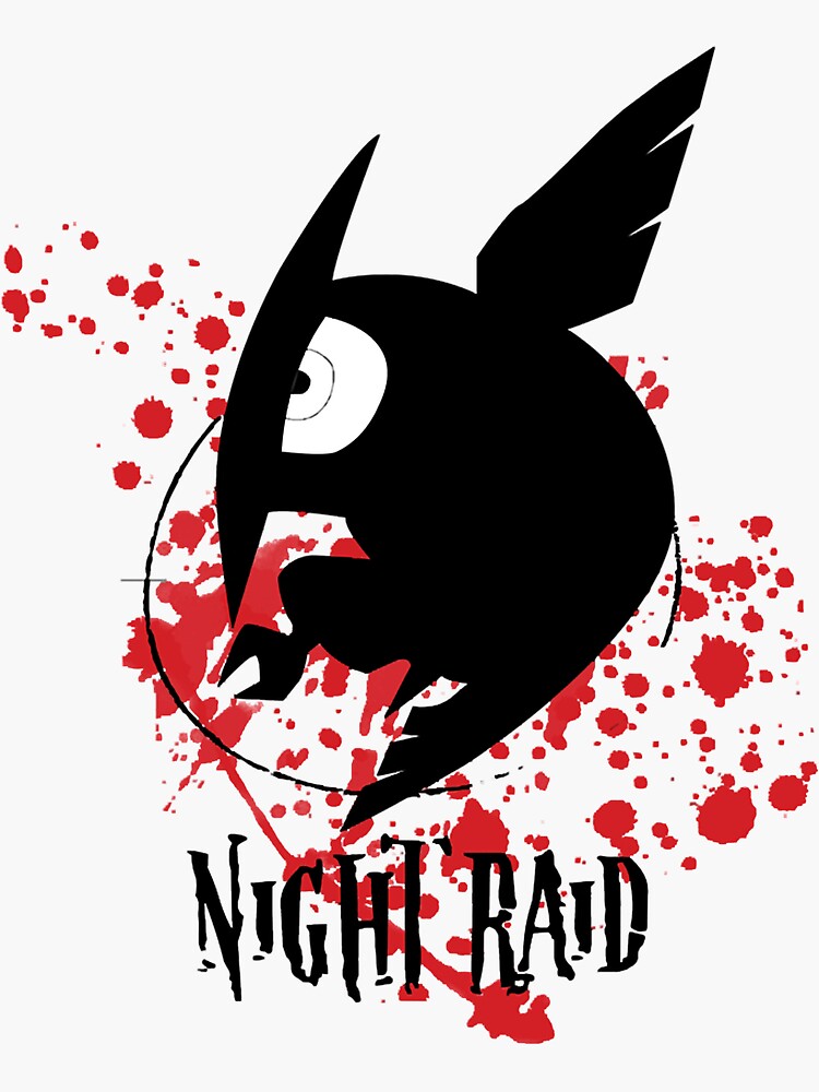 "Akame ga Kill Night Raid" Sticker by alcalabonephcus | Redbubble