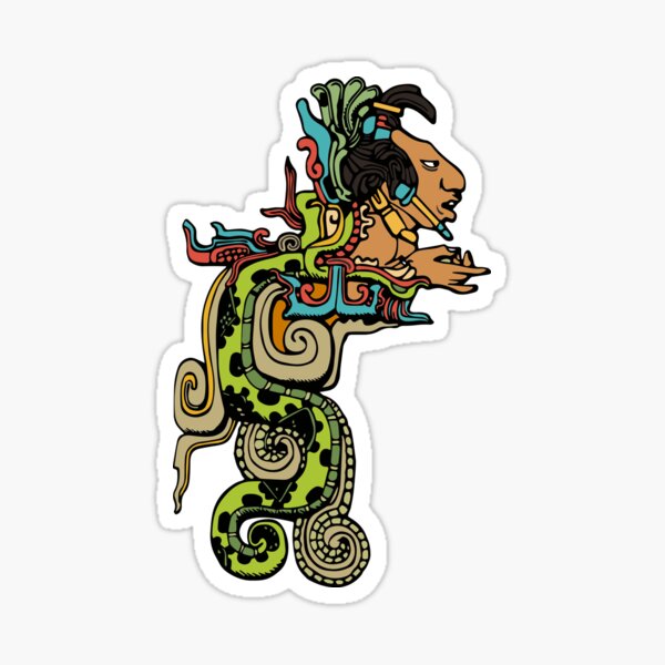 "Kukulkan" Sticker for Sale by mixijonguitud | Redbubble
