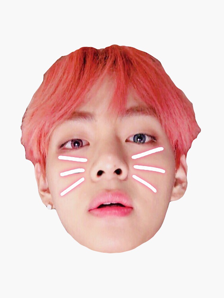 "BTS V Sticker" Sticker for Sale by jellycactus | Redbubble