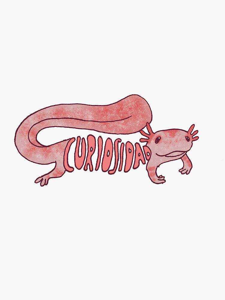 "Curiosidad" Sticker for Sale by froggal13 | Redbubble